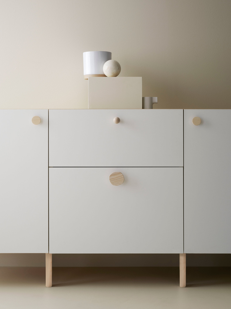 Sven 170 RAW - Furniture leg in ash wood