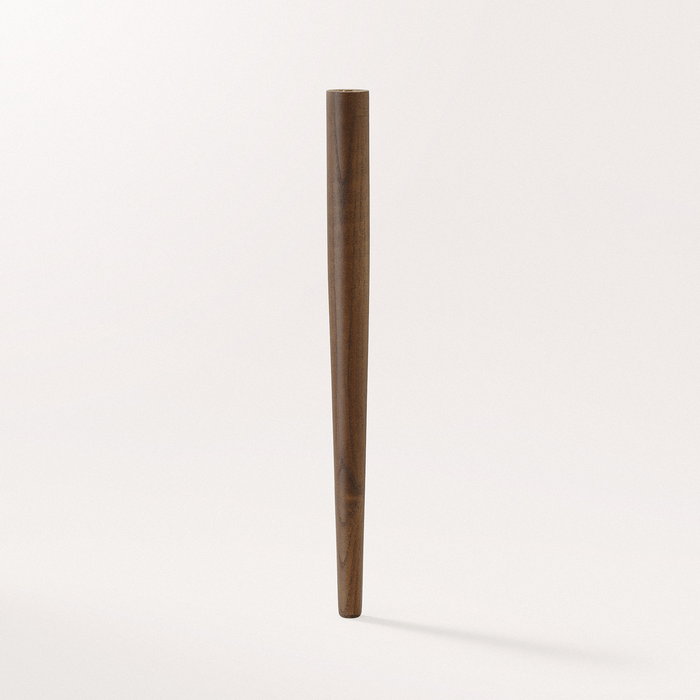 Carl 440 Dark wood finish - Coffee table leg in ash wood