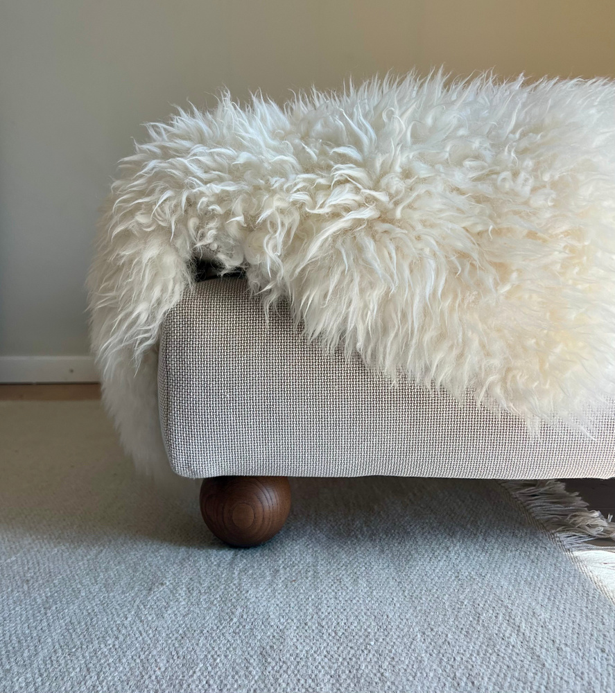 Otto 80 Ash natural - Furniture leg in ash wood