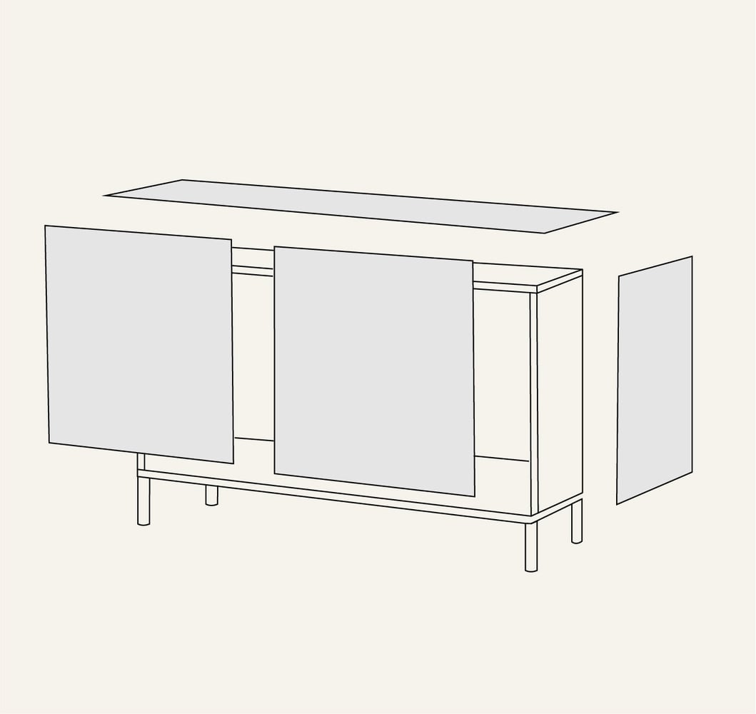 Bestå front - Faded Sand