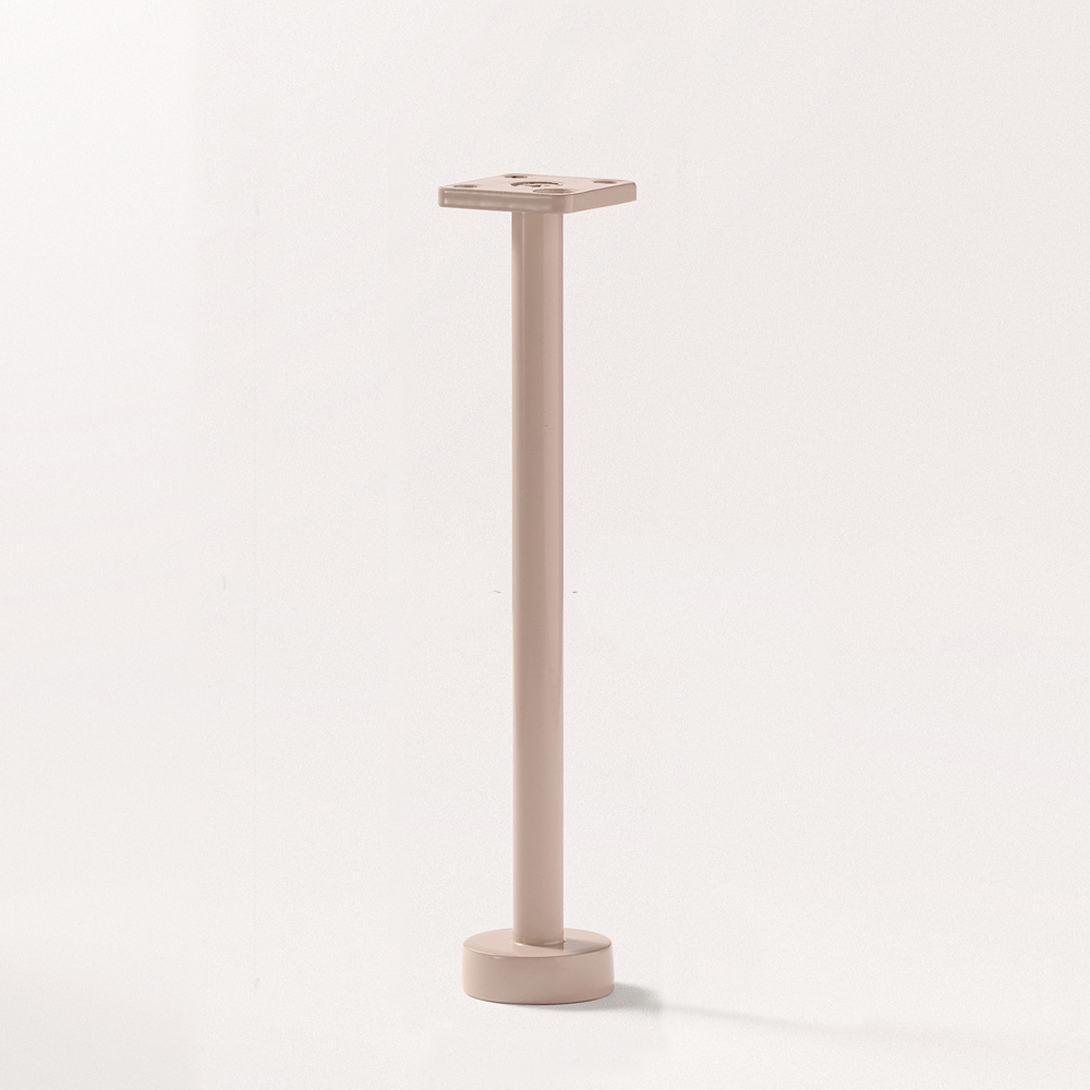 Clas 160 Cloudy Pink - Furniture leg in steel