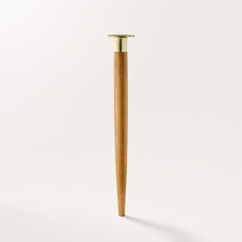Estelle 700 Teak finish - Table leg