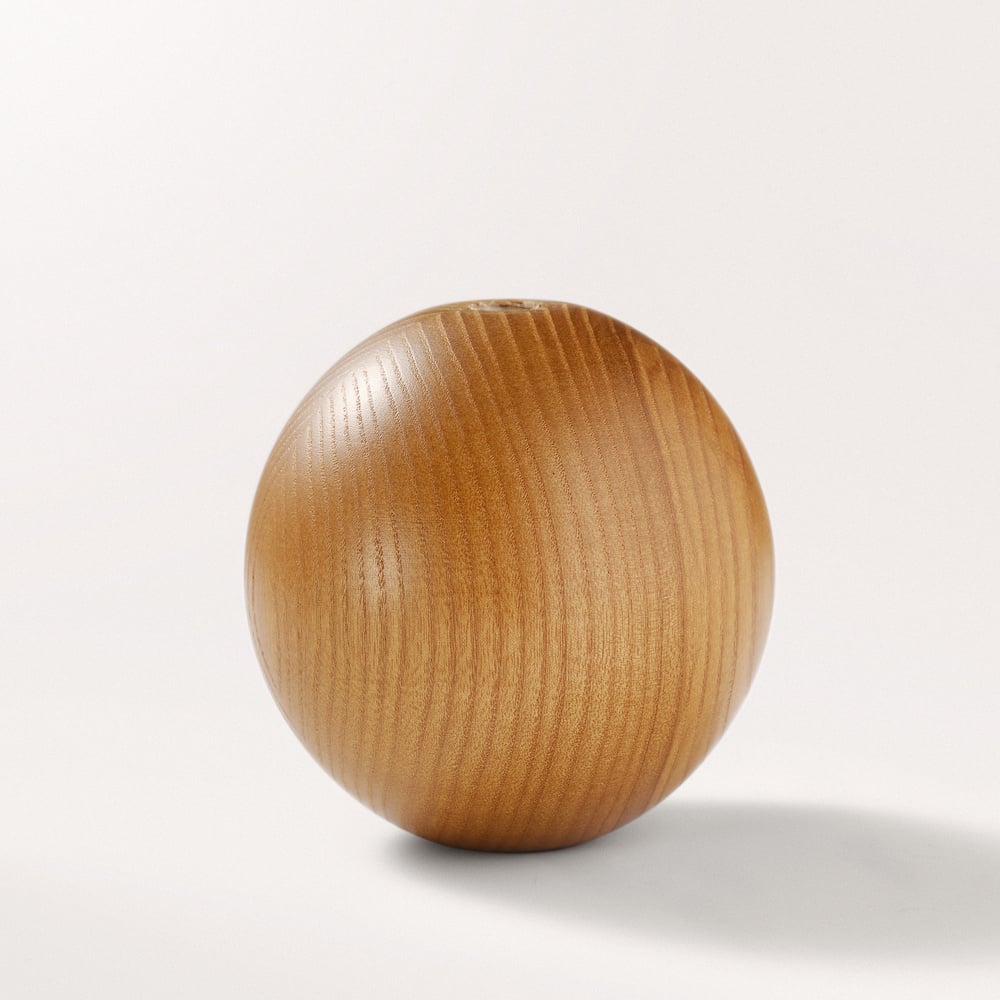 Otto 100 Teak finish - Furniture leg in ash wood